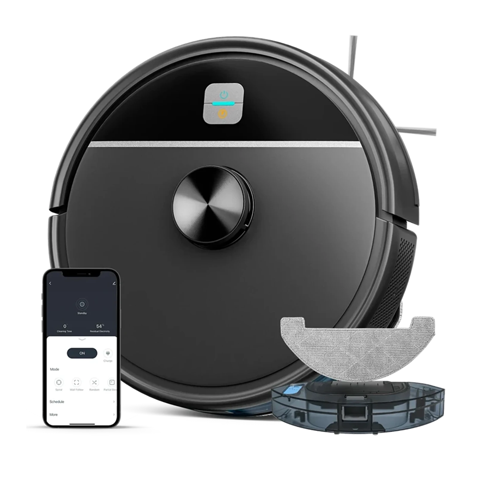 OMESER™ MFL01 Ultimate LIDAR Navigation Robot Vacuum Cleaner with ...